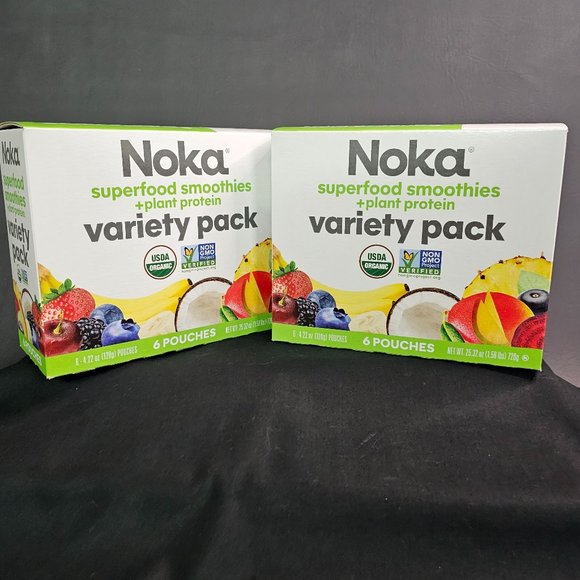 Noka Superfood | Other | Noka Superfood Fruit Smoothie Pouches Variety ...